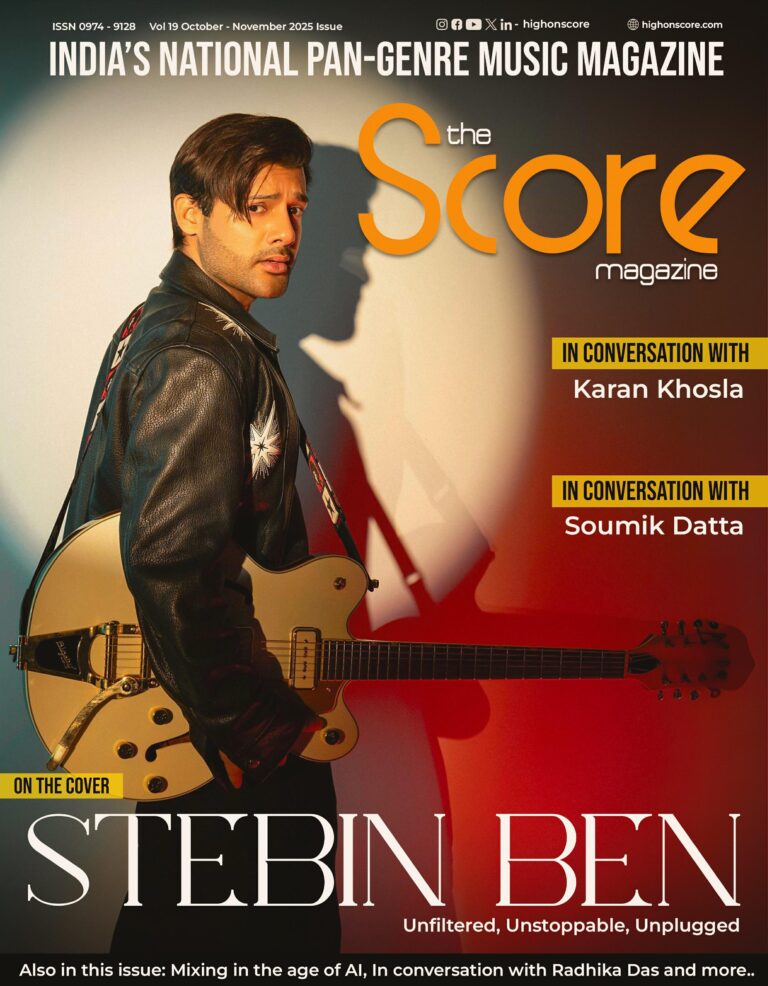 The Score Magazine Oct-Nov 2025 issue ft Stebin Ben on cover ...